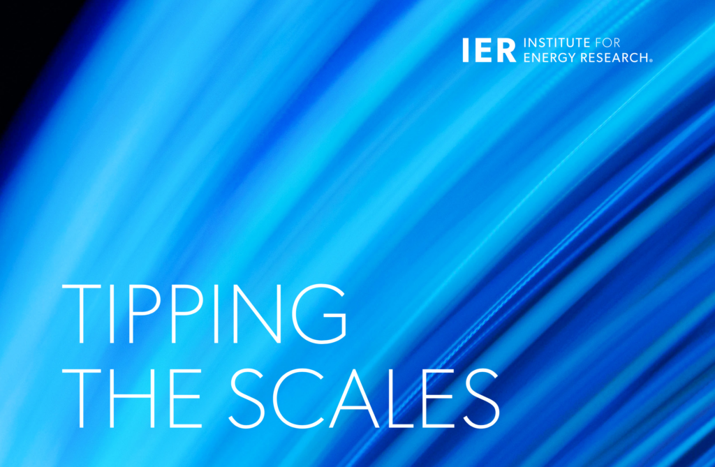 Tipping The Scales - IER