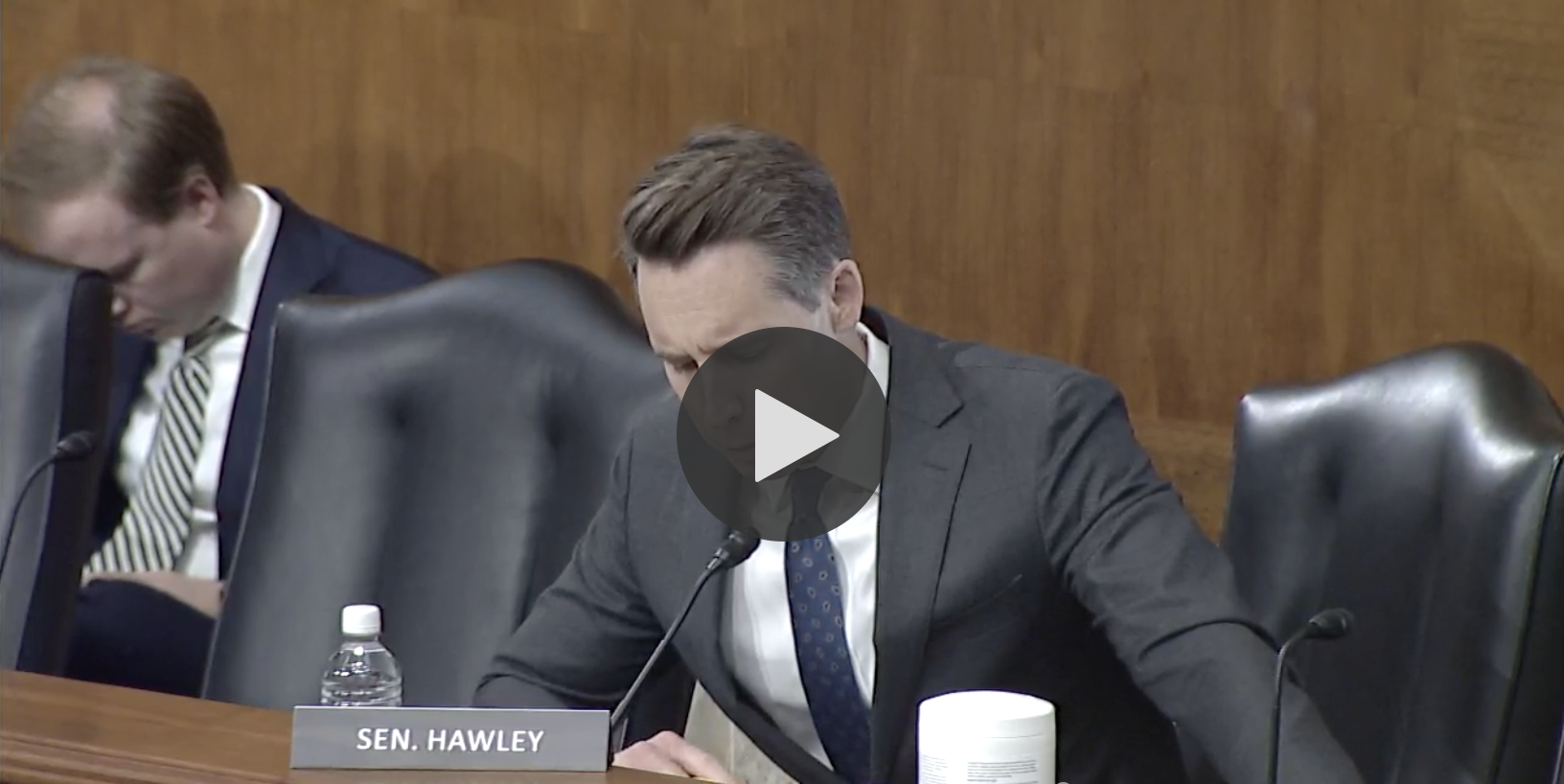 WATCH: Senator Hawley Questions FERC Commissioner Clements Regarding ...